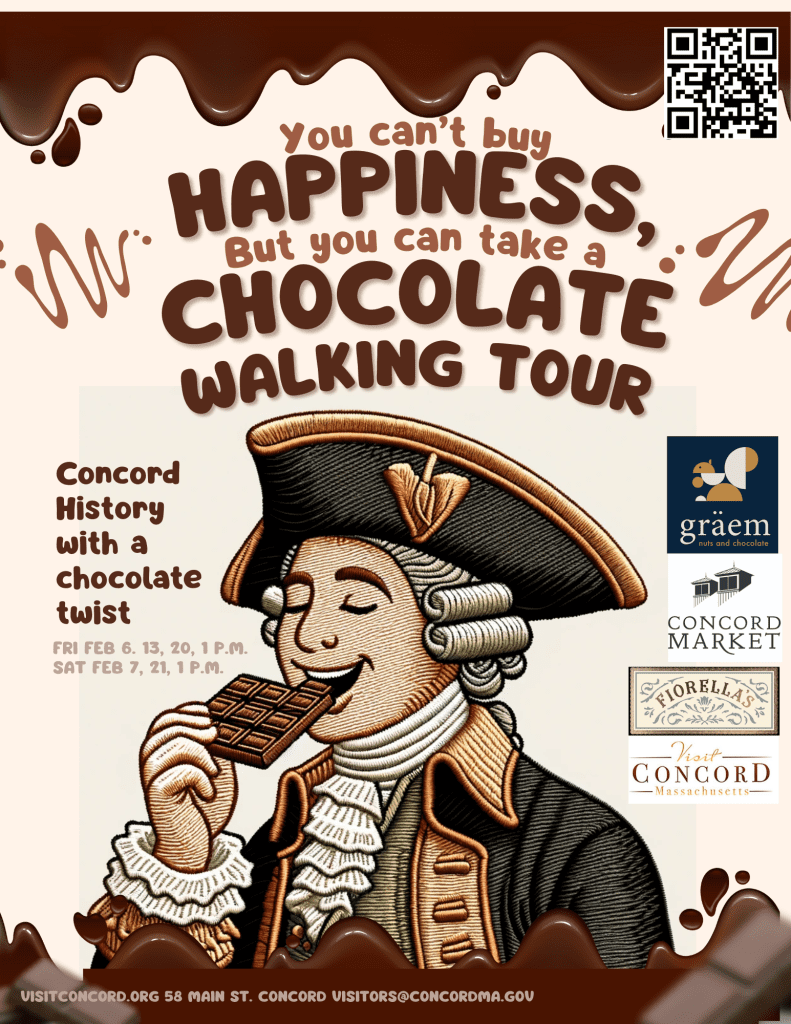 Concord History with a Chocolate Twist Walking Tour - Visit Concord