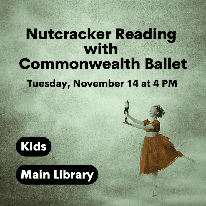 Nutcracker Reading with Commonwealth Ballet Company - Visit Concord