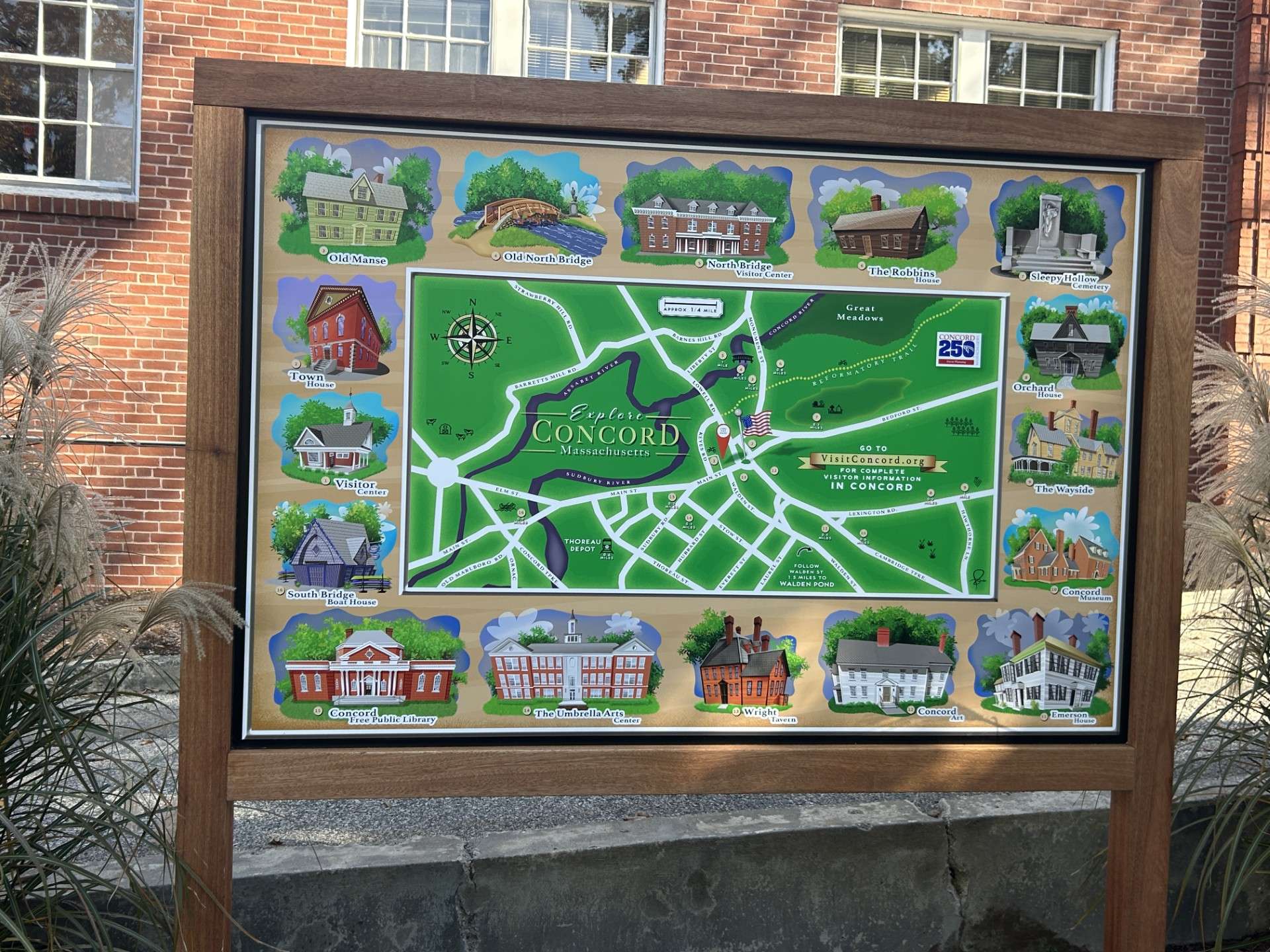 New Mural Map at the Concord Visitor Center - Visit Concord