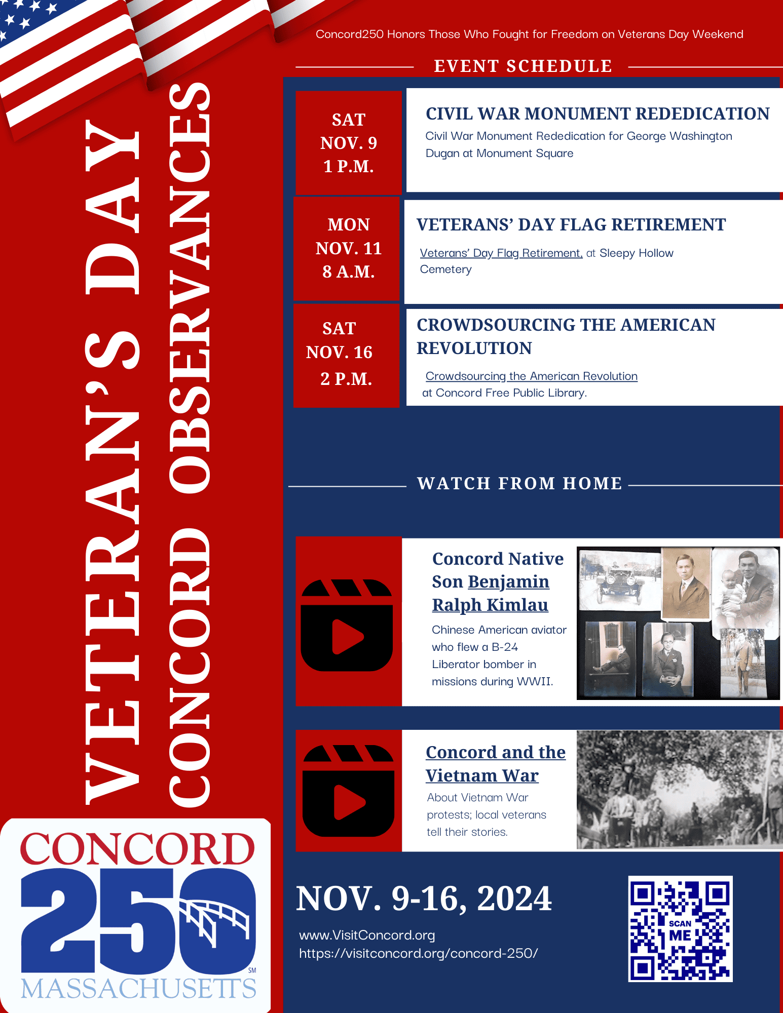 Veterans’ Day Flag Retirement - Visit Concord