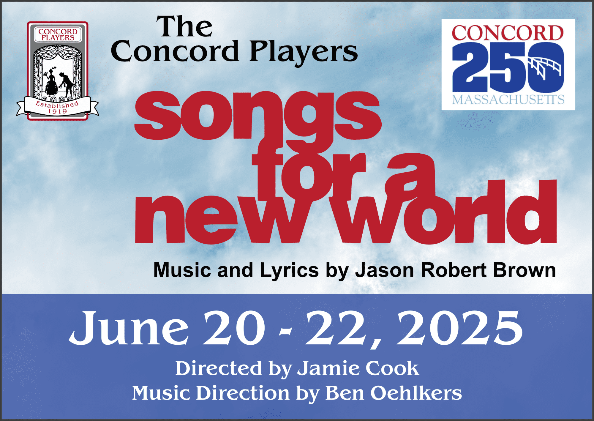 The Concord Players are pleased to present “Songs for a New World ...